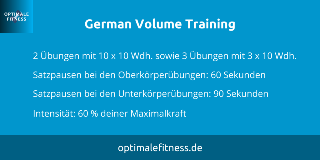 German Volume Training garantiert starkes Muskelwachstum - OPTIMALEFITNESS